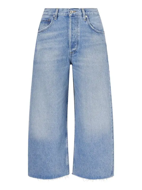 Citizens Of Humanity Ayla Mid-rise Wide-leg Jeans - Mid Denim