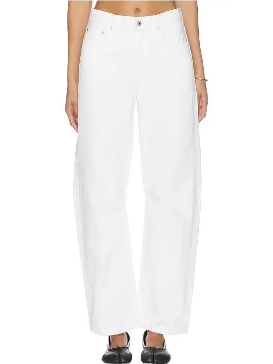 Citizens Of Humanity Miro Long Relaxed Jeans - Soft White