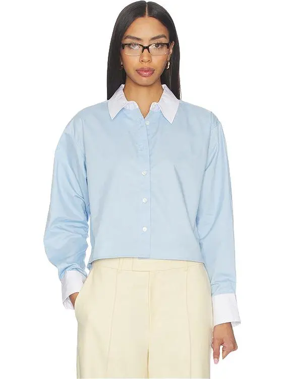 Sold Out NYC The Cropped Everything Shirt - French Blue