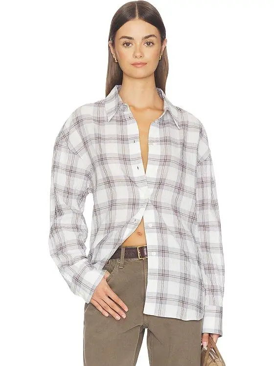 Sold Out NYC The Everything Shirt - Cream Plaid