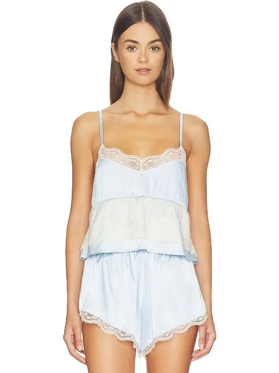 KAT THE LABEL Frida Camisole Top - Antique Ice