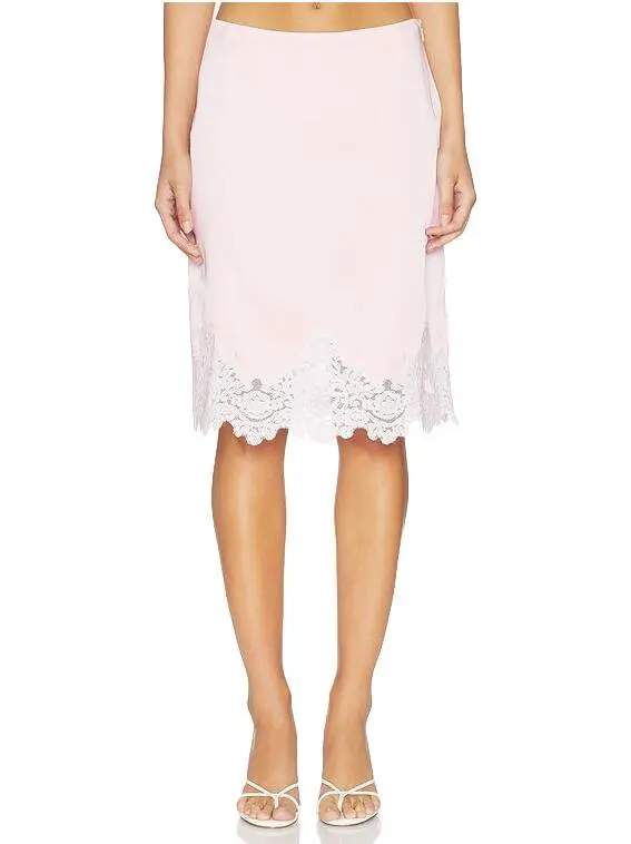 Tularosa Claire Skirt - Baby Pink