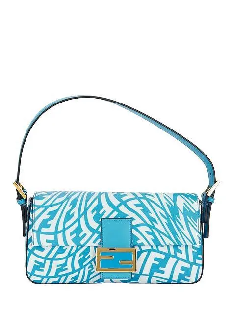 FWRD RENEW Fendi X Sarah Coleman Ff Vertigo Baguette - Blue