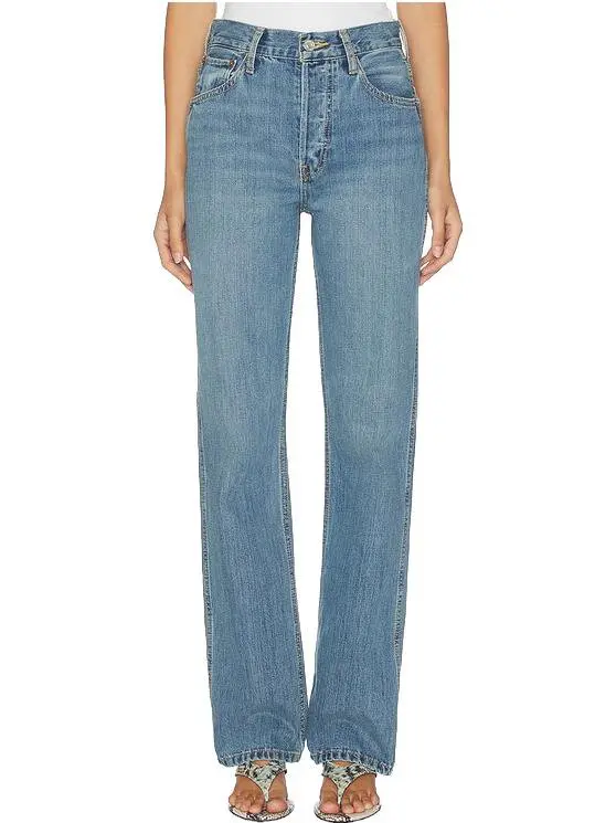 RE/DONE 90s High Rise Loose Jean - Cambria Blue