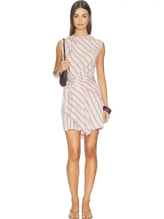 A.L.C. Dion Dress - Lilac & Curry
