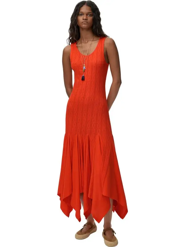 Loewe Tank Dress - Orange