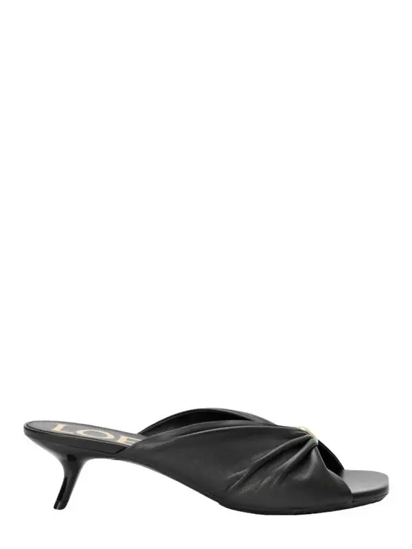 Loewe Pebble Soft Slides - Black