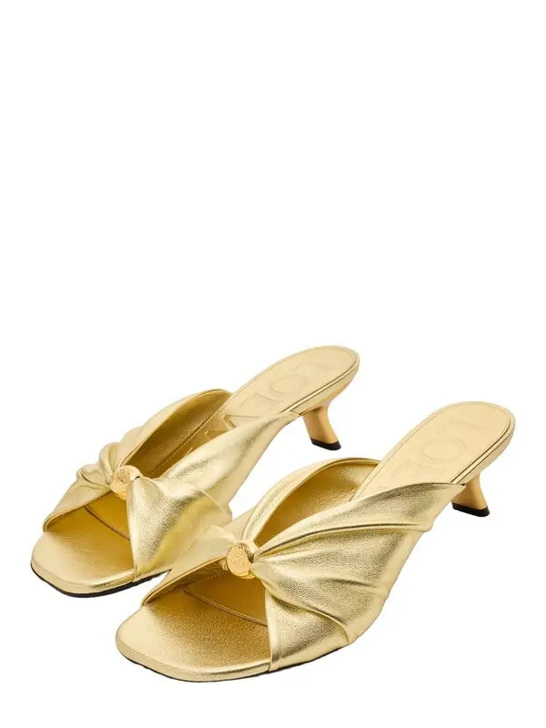 Loewe Pebble Soft Slide - Gold