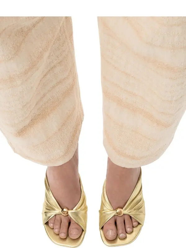 Loewe Pebble Soft Slide - Gold