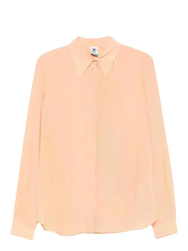 Missoni Concealed-fastening Long-sleeve Blouse - Orange