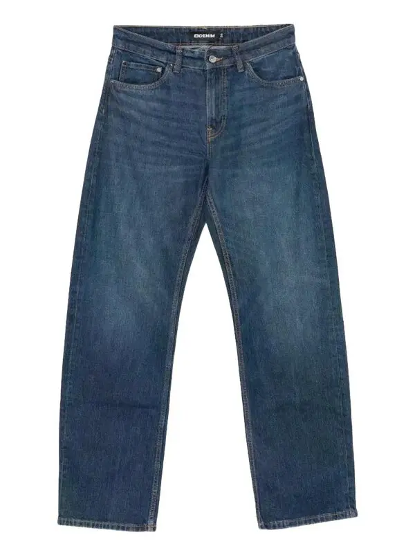 EB DENIM Alida Loose Bowed Tribeca Jeans - Blue