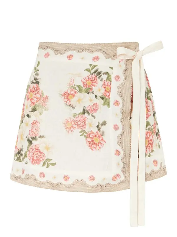 Agua Bendita Luna Paraiso Mini Skirt - Pink