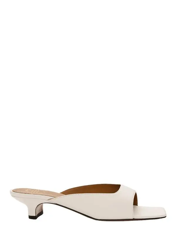 ATP ATELIER Tavenna Nappa Kitten Heels - Linen