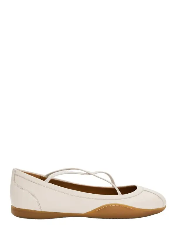 ATP ATELIER Sella Nappa Ballet Flats - Linen