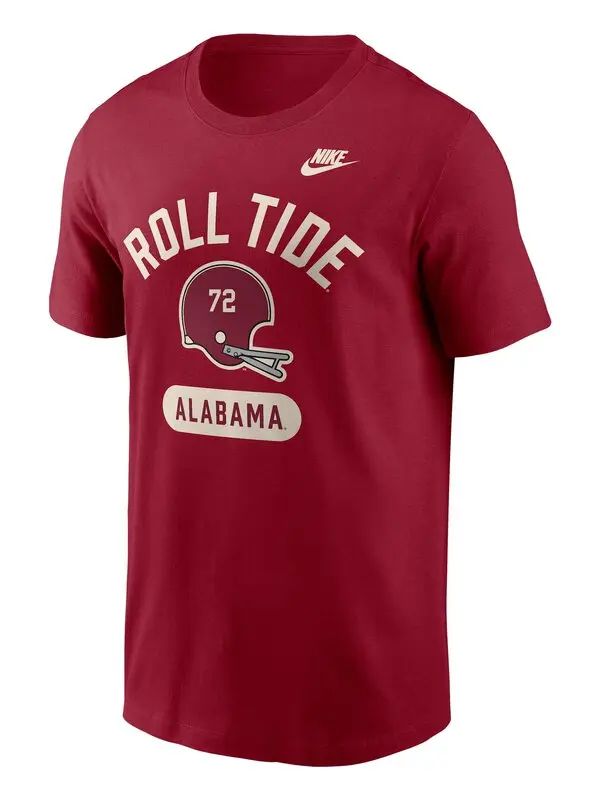 Nike Alabama Legacy Arch Helmet College T-shirt - Red