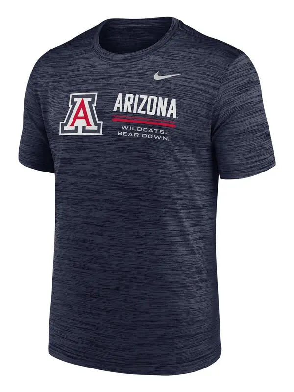 Nike Arizona Sideline Velocity Dri-fit College T-shirt - Blue