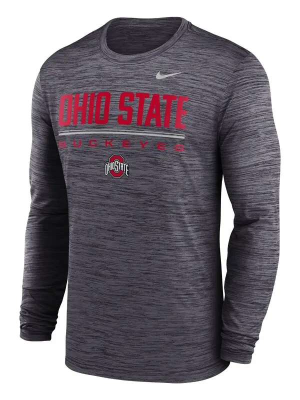 Nike Ohio State Sideline Velocity Dri-fit College T-shirt - Black
