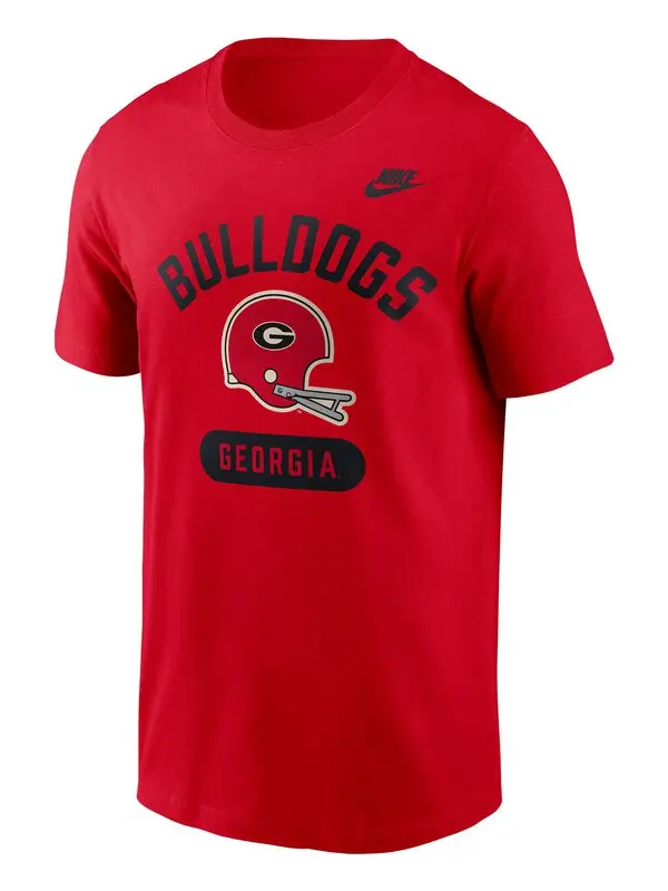 Nike Georgia Legacy Arch Helmet College T-shirt - Red