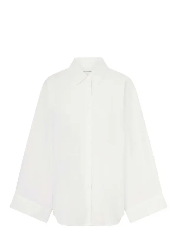 THE FRANKIE SHOP Tila Cotton-poplin Shirt - White