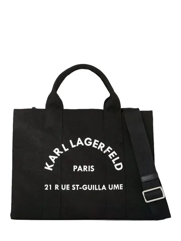 Karl Lagerfeld Rue St-guillaume Medium Tote Bag - Black