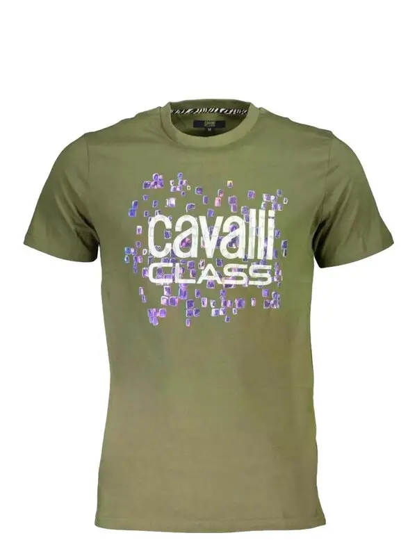 Roberto Cavalli Logo-print T-shirt - Green
