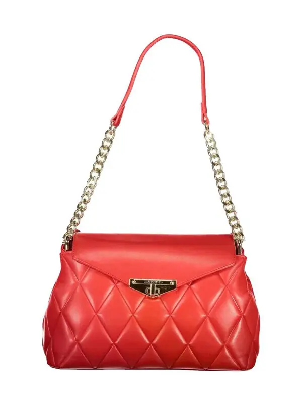MARIO VALENTINO Frisia Quilted Tote Bag - Red