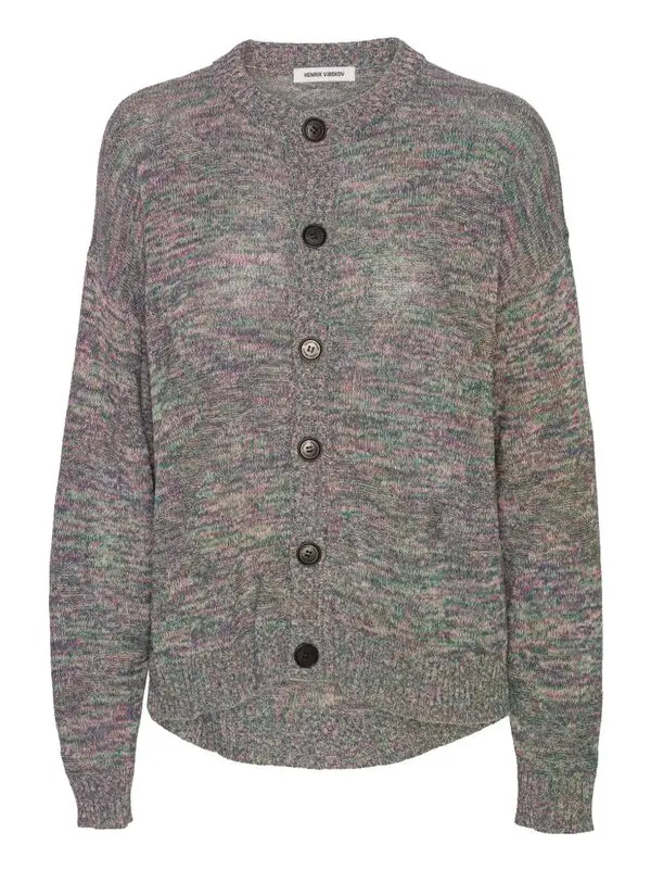 Henrik Vibskov Intarsia-knit Cardigan - Grey