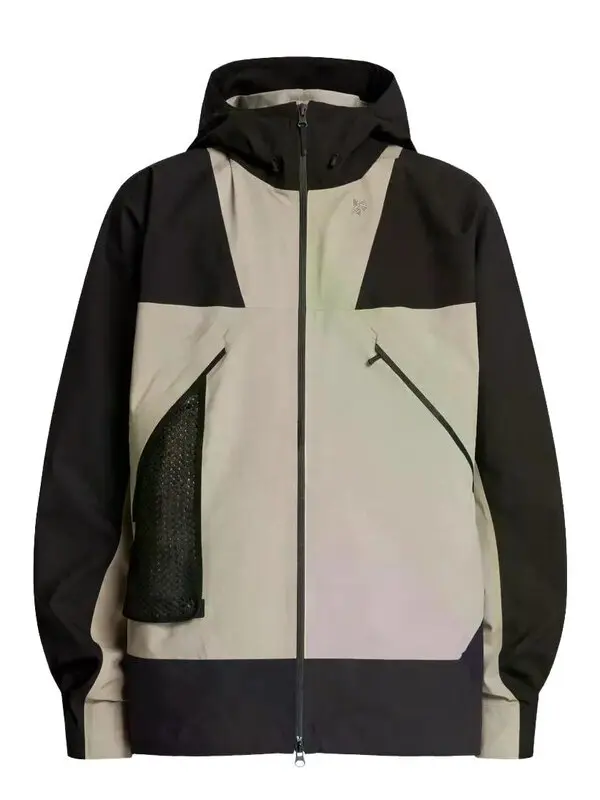 GOLDWIN Colour-block Panelled Jacket - Neutrals