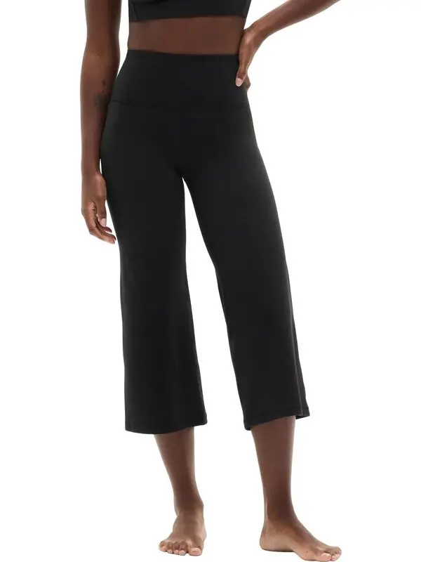 Athleta Elation High Rise Crop Flare - Black