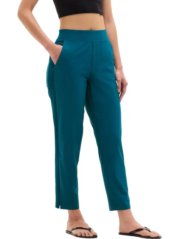 Athleta Brooklyn Mid Rise Ankle Pant - Coastal Teal