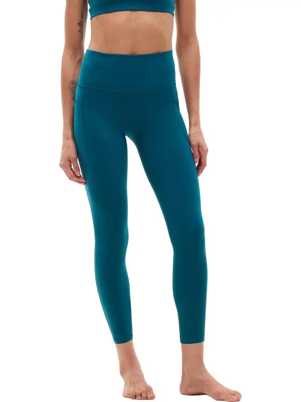 Athleta Salutation Stash High Rise 7/8 Legging - Coastal Teal