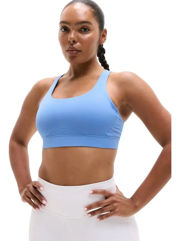 Athleta Interval Sports Bra A-c - Waterfall