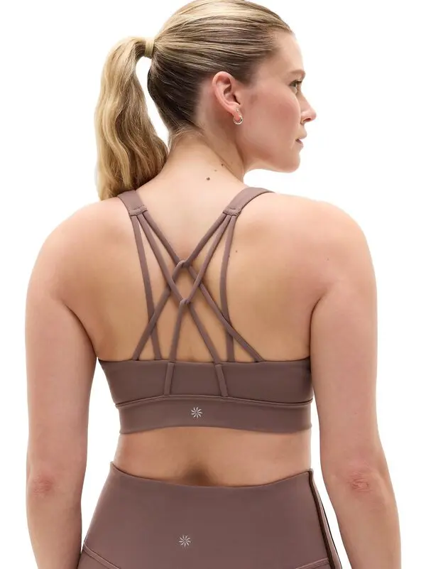 Athleta Perfect Form Sports Bra D-dd - Driftwood