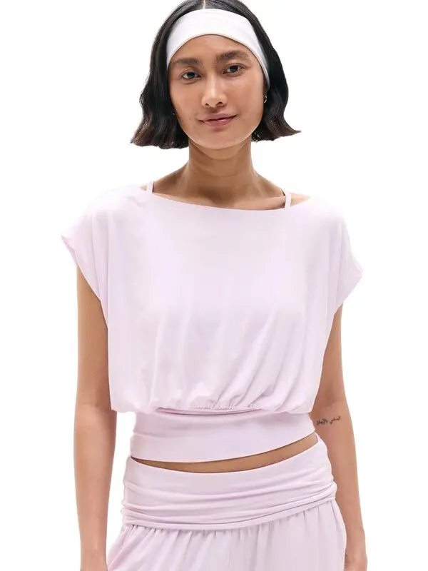 Athleta Dream Drape Tee - Ballet