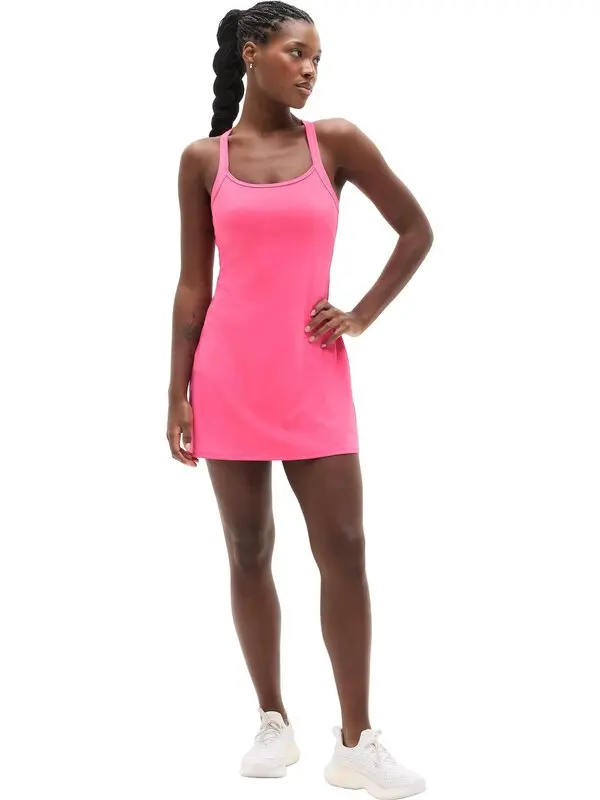 Athleta Superset Mini Dress - Cerise