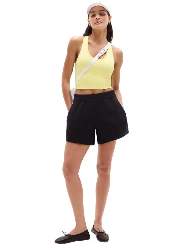 Athleta Form Knit Mid Rise 6" Short - Black