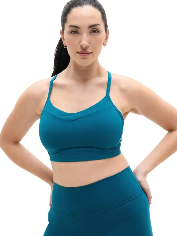 Athleta Vital Sports Bra D-dd - Coastal Teal