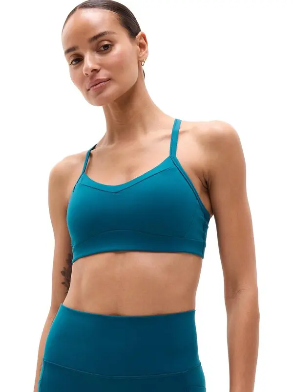 Athleta Vital Sports Bra A-c - Coastal Teal