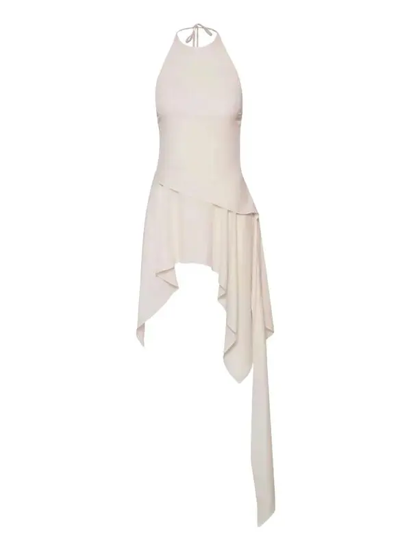 BAOBAB Halter Asymmetrical Top - Neutrals