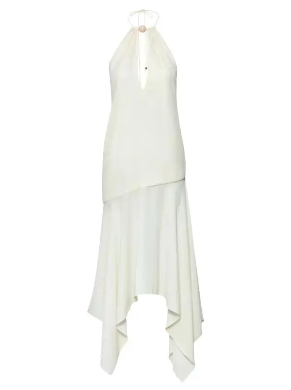 BAOBAB Rondine Halterneck Midi Dress - Neutrals