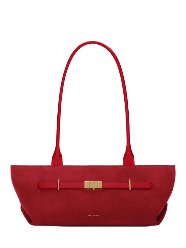 DEMELLIER New York Shoulder Bag - Red Berry