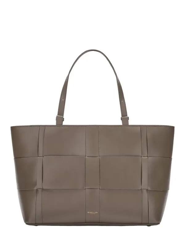 DEMELLIER Florence Laptop Tote Bag - Dark Taupe