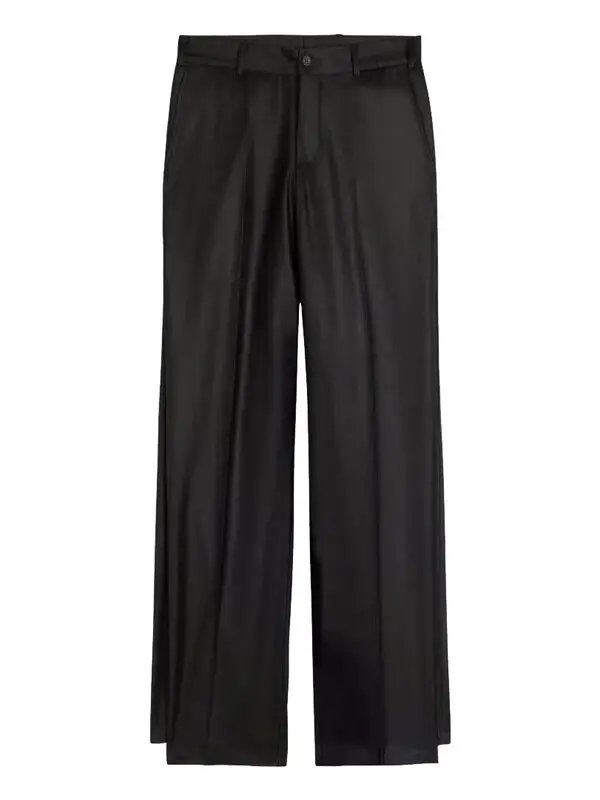 BETTTER Layered Wide-leg Trousers - Black