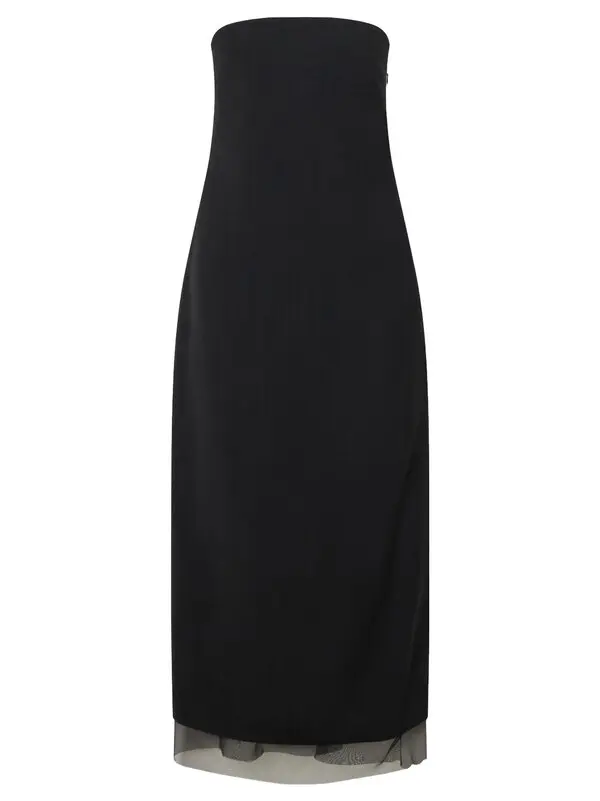 KALLMEYER Lizzy Woven Midi Dress - Black