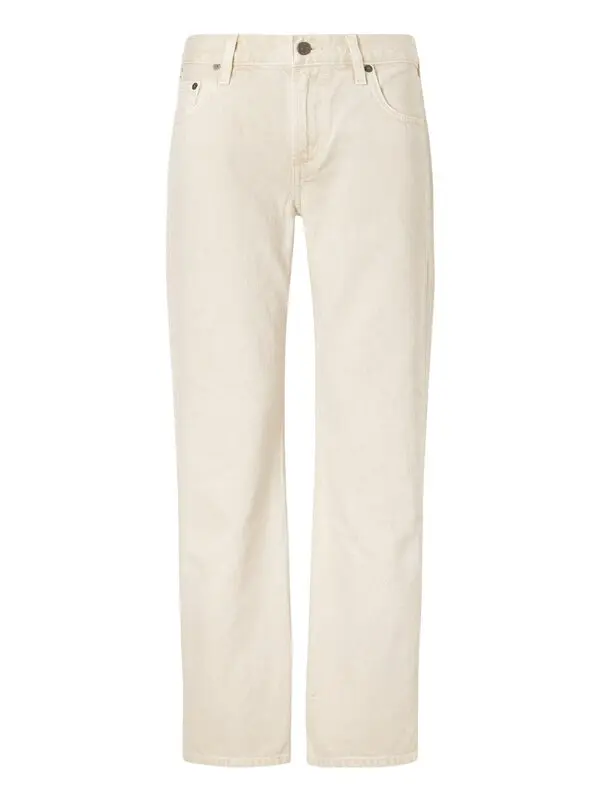 Citizens Of Humanity Faye Mid-rise Straight-leg Jeans - Neutrals