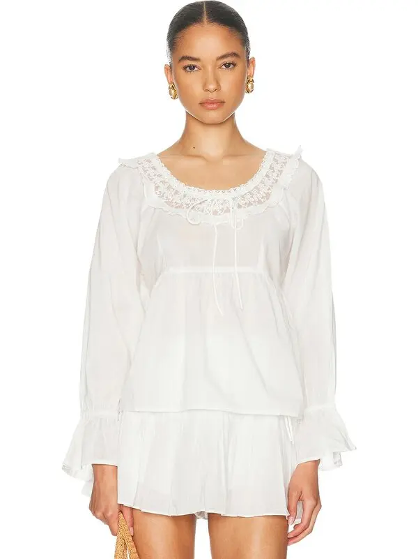 Posse Danielle Blouse - Vintage White