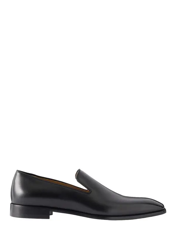 CHRISTIAN LOUBOUTIN Danny Leather Loafers - Black