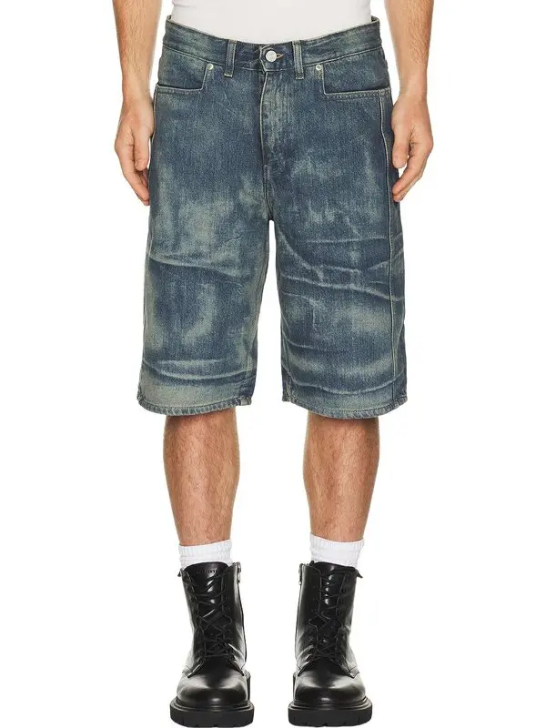 WON HUNDRED Cade Denim Shorts - Lazer Tint Blue