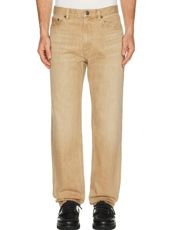 Theory Tinted Standard Jeans - Washed Brown