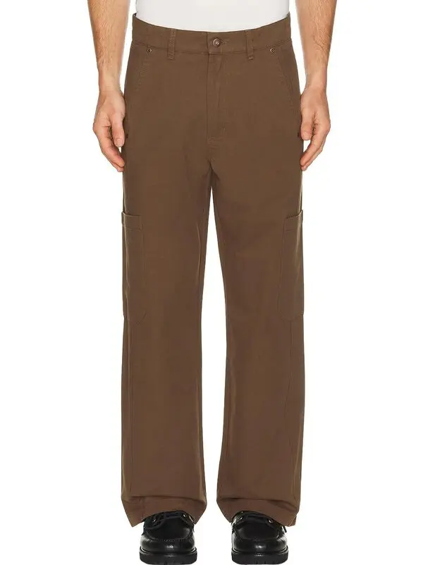 STUDENTS GOLF Twill Pants - Brown